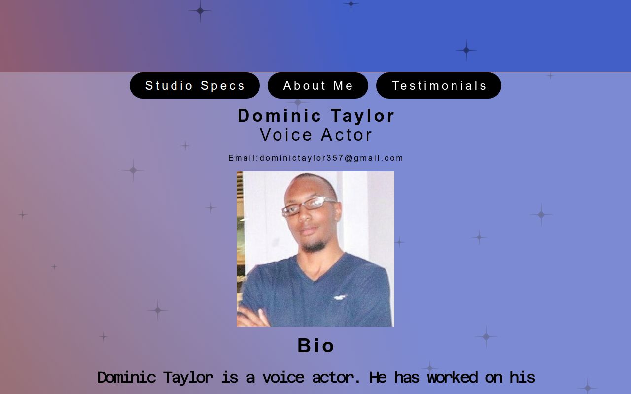 Dominic Taylor VO